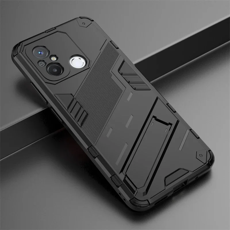 For-Xiaomi-Redmi-12C-Case-Luxury-Magnetic-Car-Stand-Holder-Armor-Phone ...
