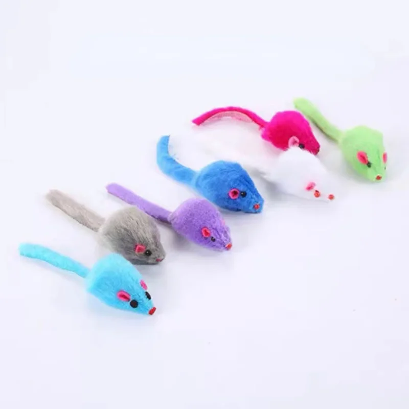 Cats Tail Pet Mouse Toys | Cat Mouse Toy Long Tail | Rabbit Hair Squeak ...