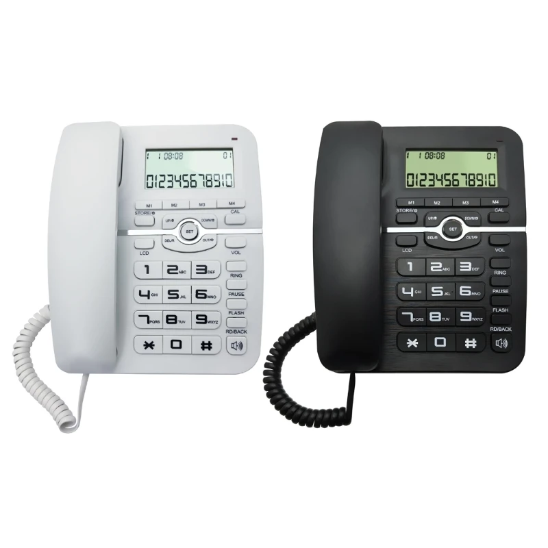 Corded-Landline-Phone-Big-Button-Landline-Phones-with-Caller ...