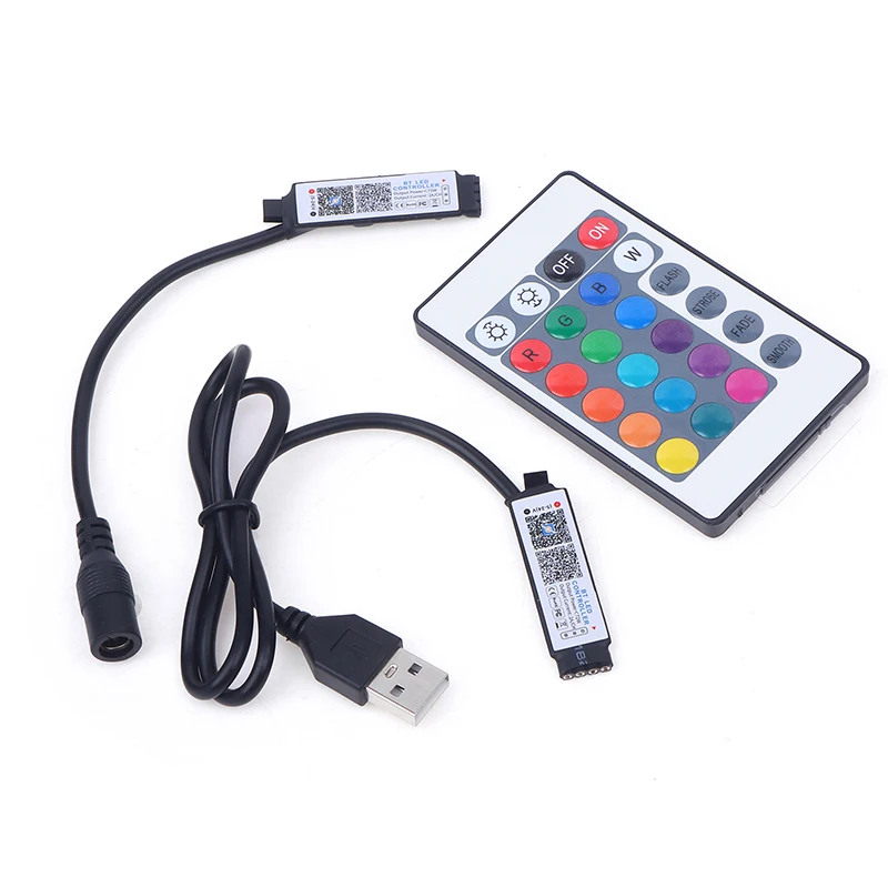 Household-Mini-Bluetooth-Compatible-Controller-LED-Light-Strip-Time ...