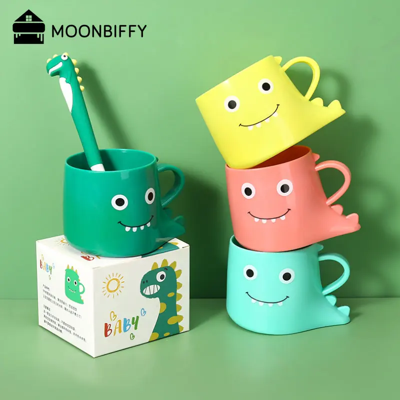 1pc Cartoon Cute Dinosaur Toothbrush Cup Kids Toothbrush Cup Children ...