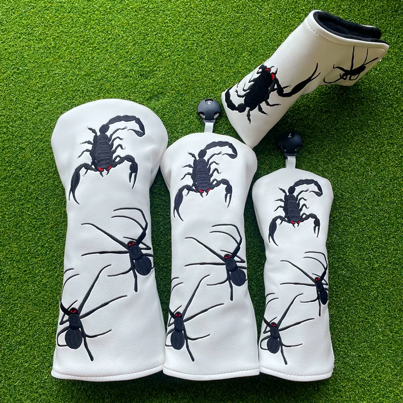 Scorpions-and-spiders-Golf-Club-1-3-5-Wood-Headcovers-Driver-Fairway ...