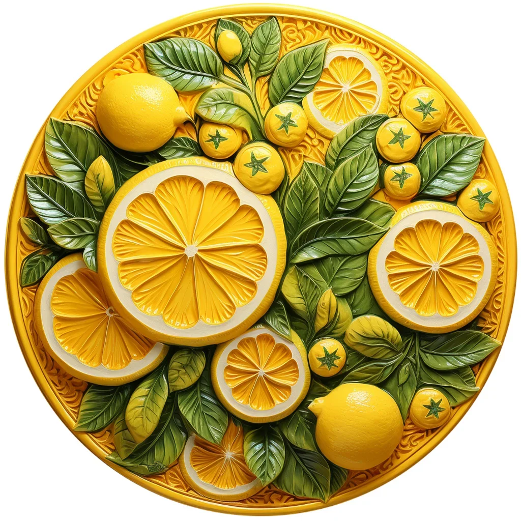 Aluminum-Sign-Lemon-Theme-Embossed-Painted-Dormitory-Home-Hallway-Wall ...