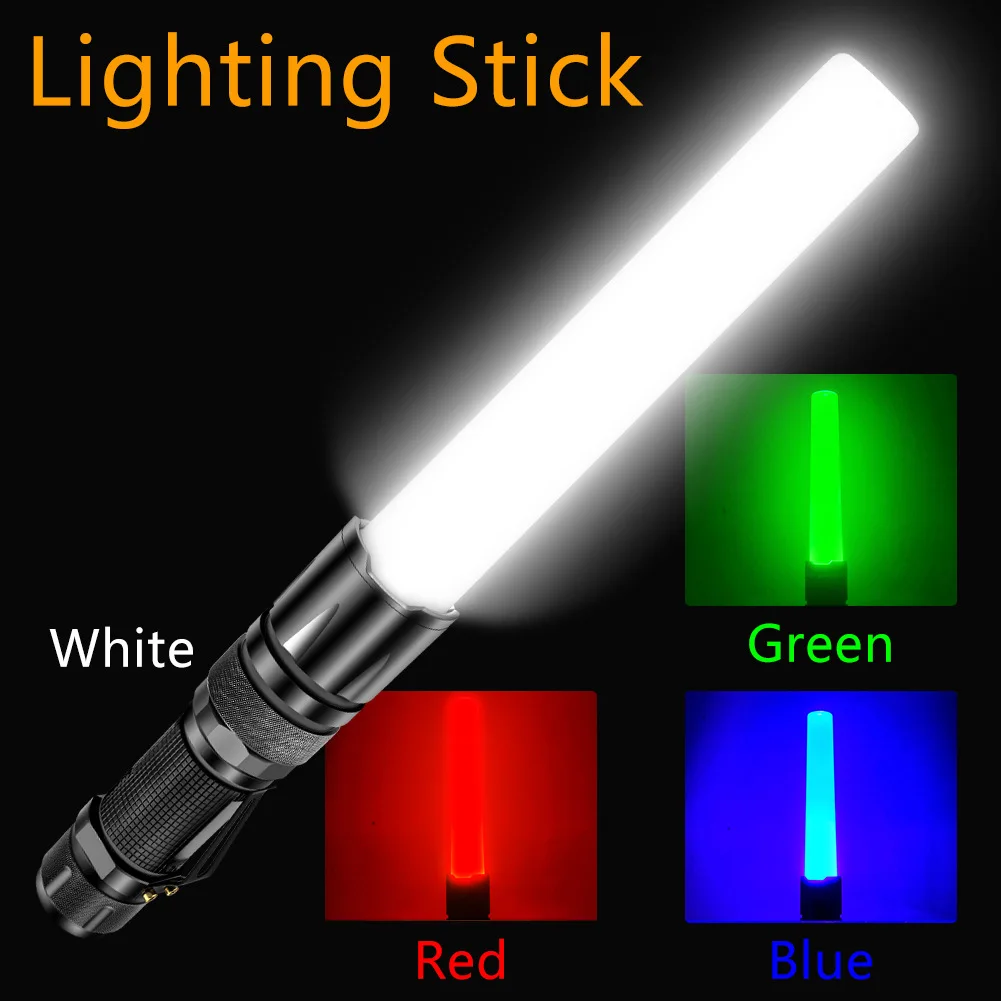 High Power Flashlight UV Led Zoom Multi Color Rechargable Battery 18650 ...