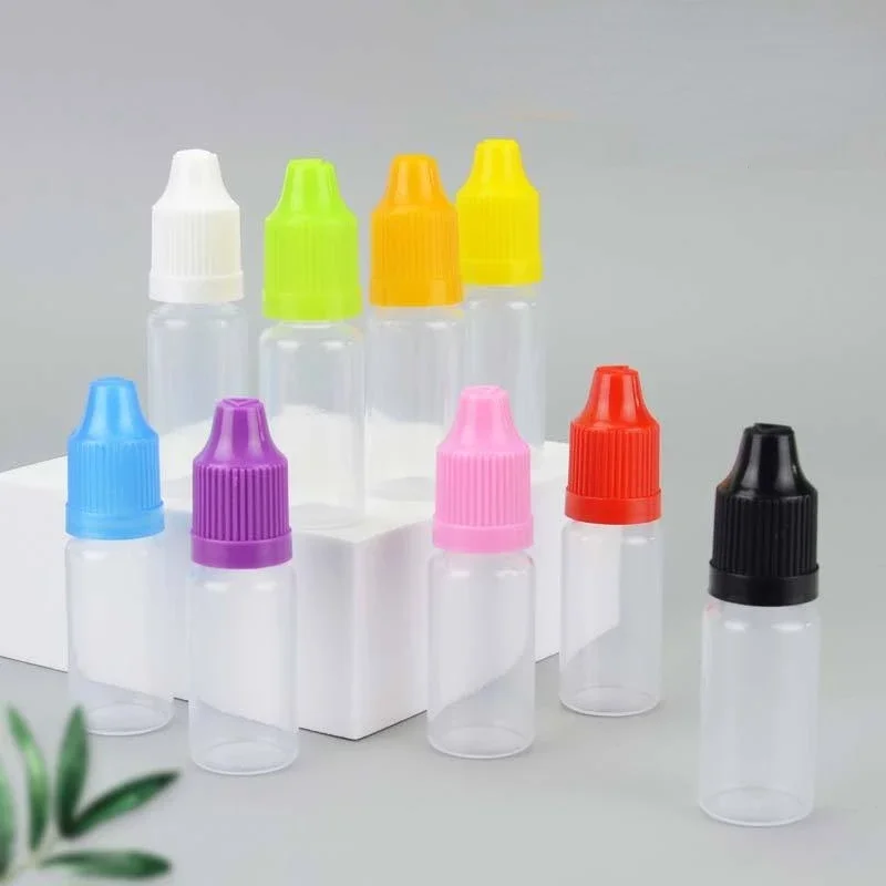 3pc-10ml-Transparent-Sauce-Bottle-Pressure-Screw-Cap-Liquid-Hard ...