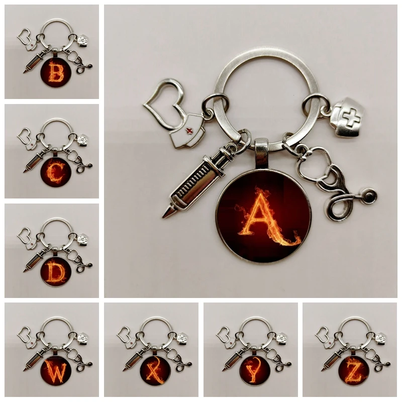 News-Doctor-Keychain-Medical-Tool-Key-Ring-Injection-Syringe ...