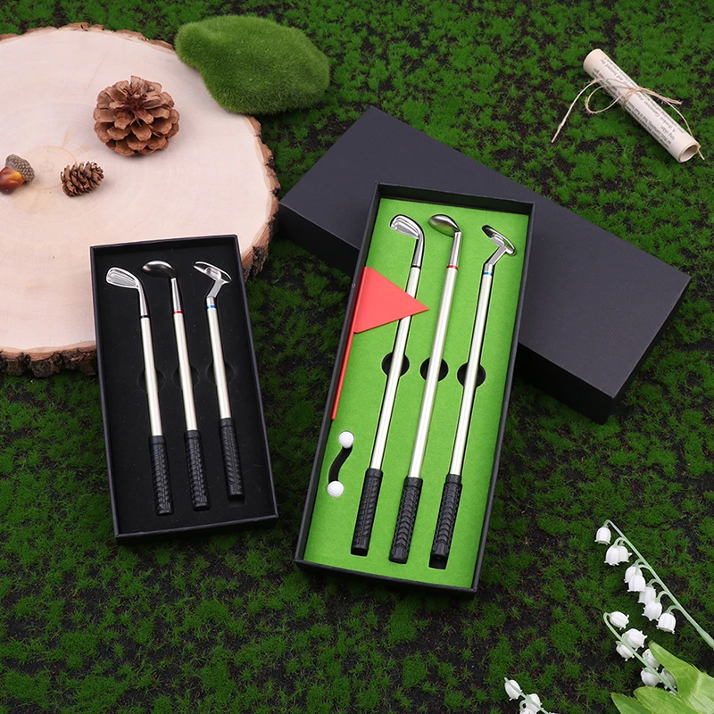 Golf-Pen-Set-Mini-Desktop-Golf-Ball-Pen-Gift-Includes-Putting-Green-3 ...