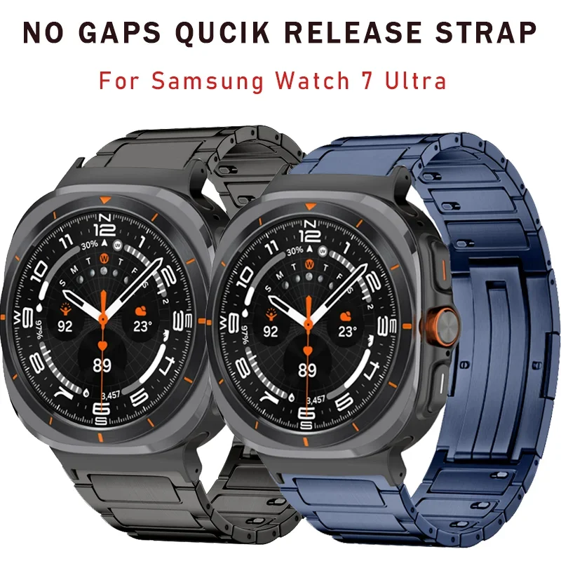 Luxury-Titanium-Watch-Strap-For-Samsung-Watch-7-Ultra-Quick-Release ...
