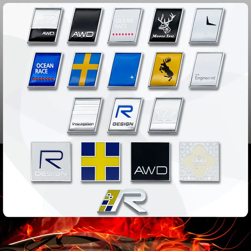 Modified-Car-Metal-Stickers-Rear-Trunk-Badge-Decal-Accessories-For ...