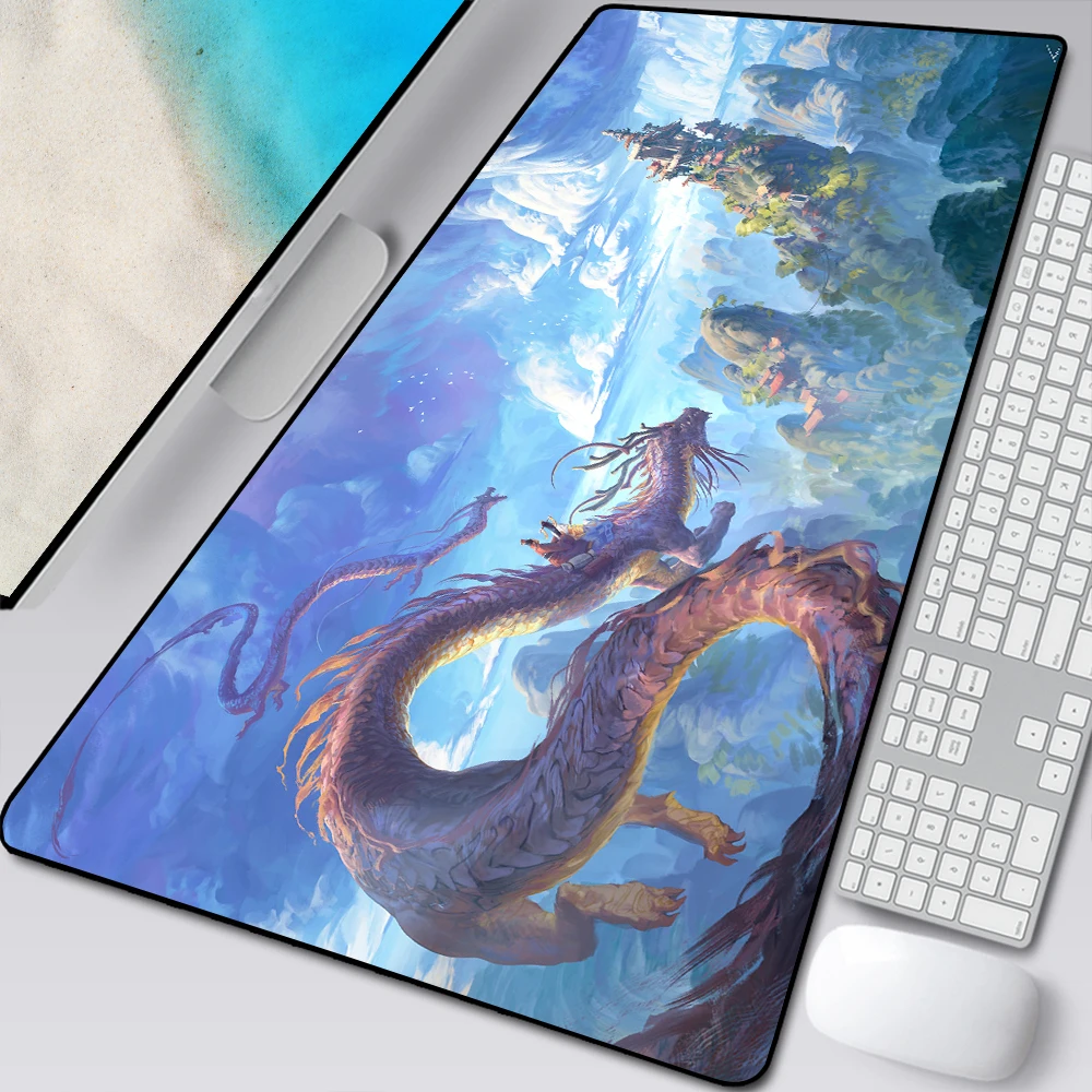 Tapis de souris Dragon 900x400 pour Gamer,accessoire de bureau léger ...