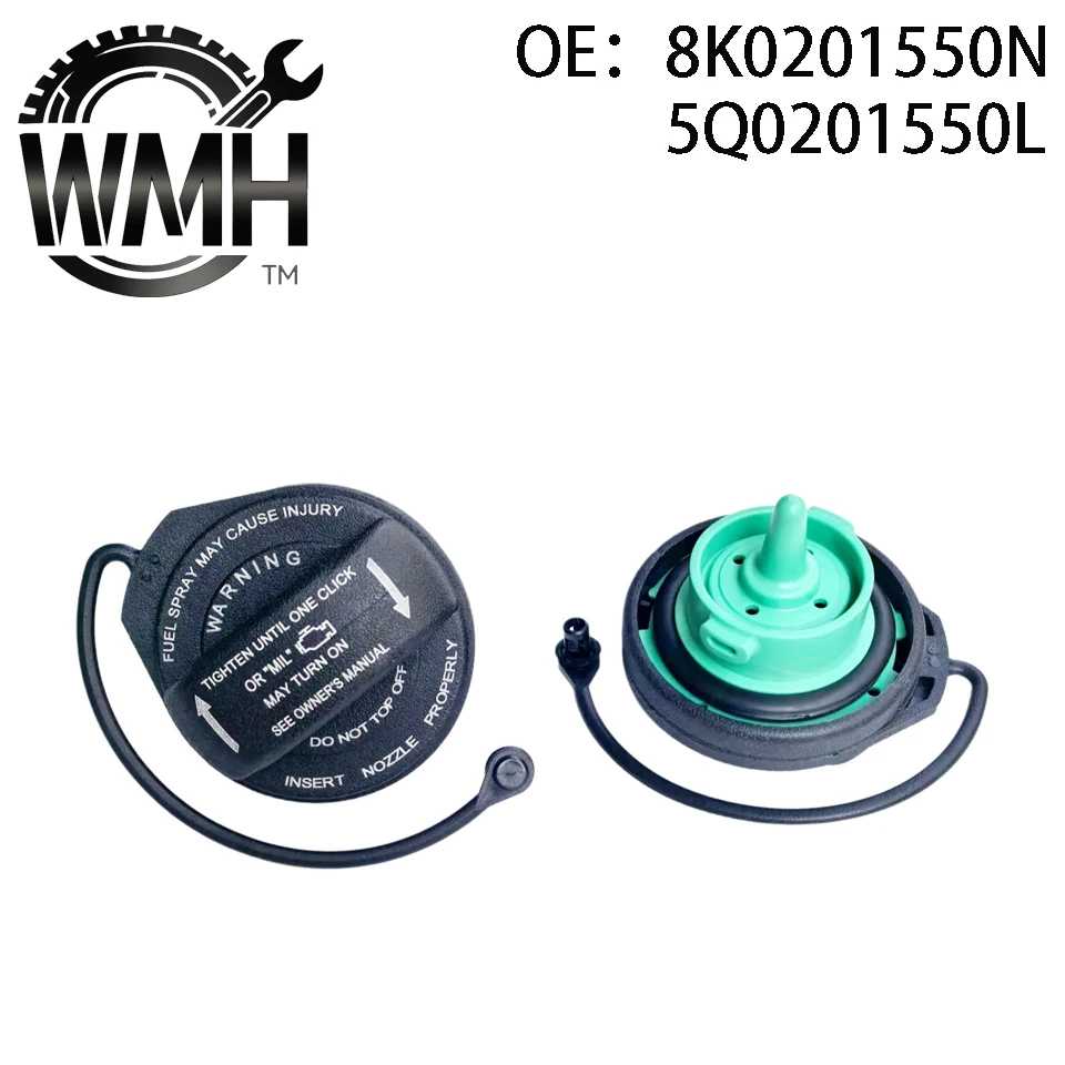 1pcs Fuel Gas Tank Filler Cap Cover 8K0201550N For VW Tiguan Golf MK7 ...