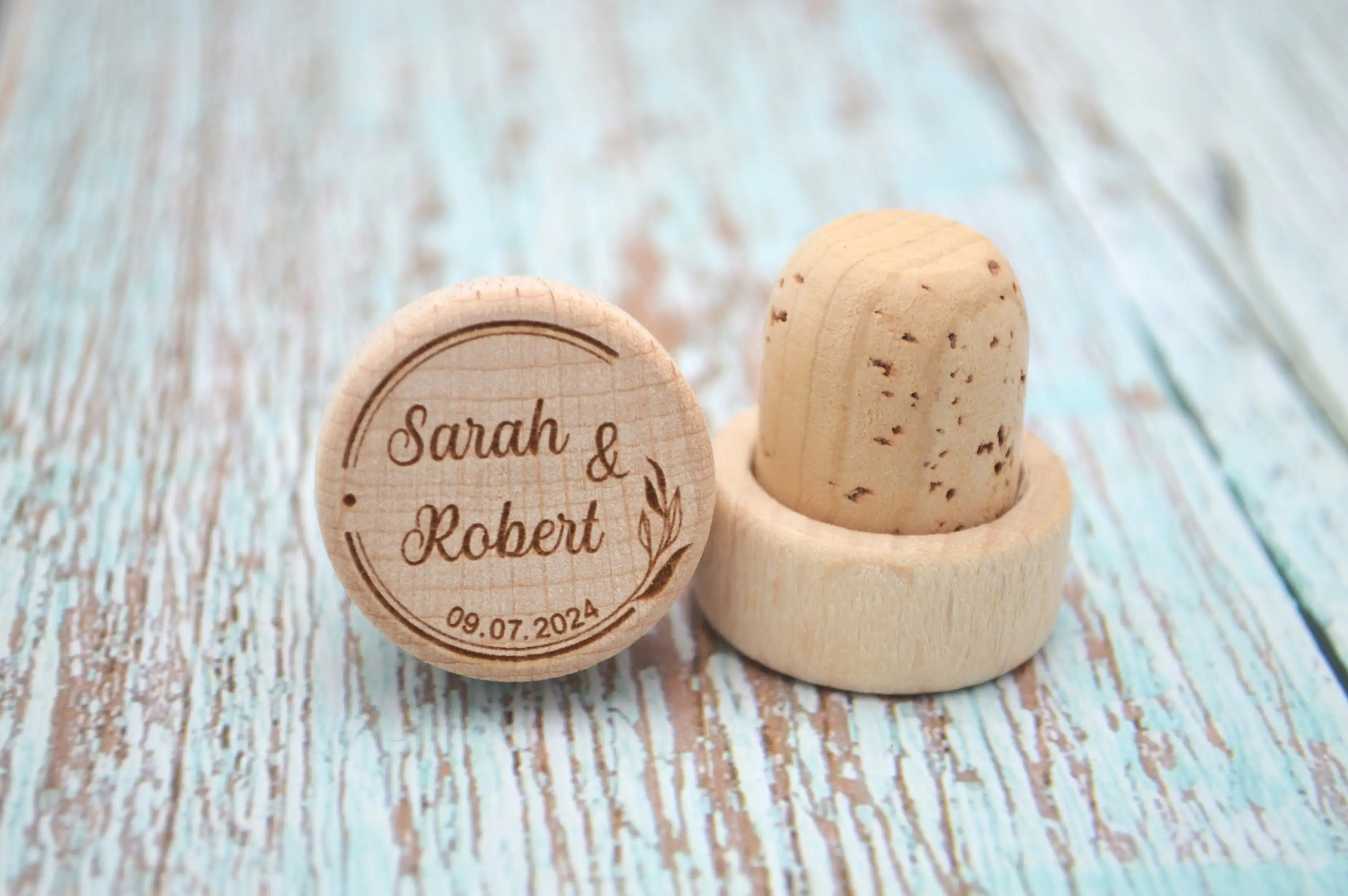 Customized-Wood-Wine-Stopper-Wedding-party-Favor-decor-Personalized ...
