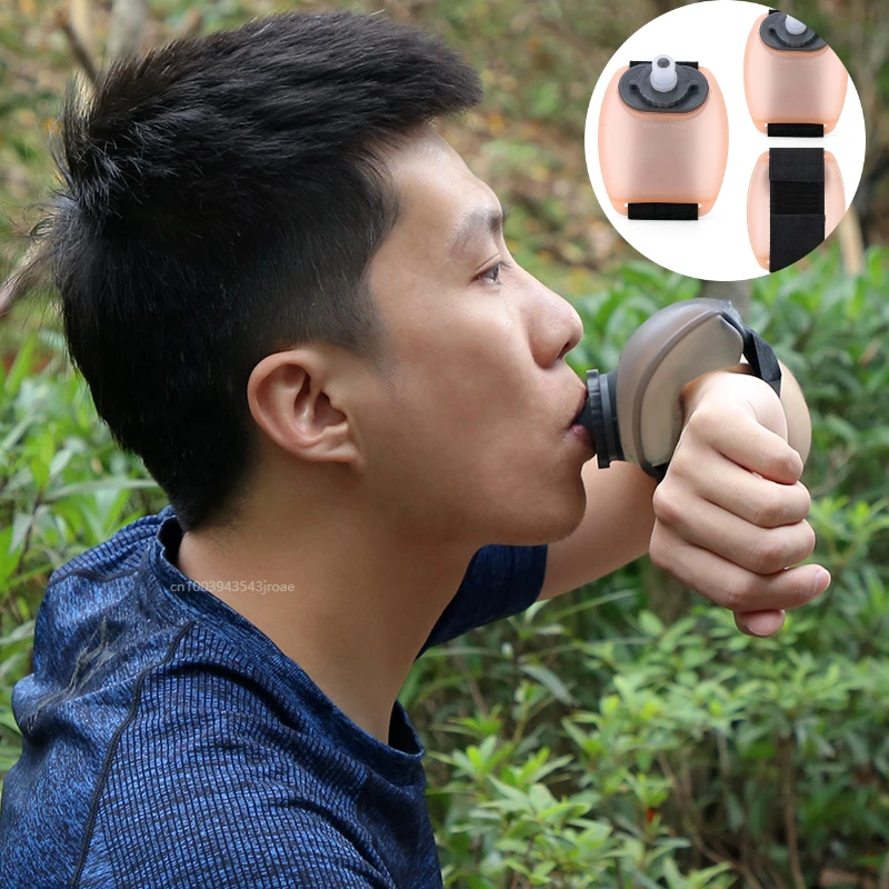 Mini-Running-Wrist-Water-Bottle-for-Sports-200ML-Black-Drinking-Bicycle ...