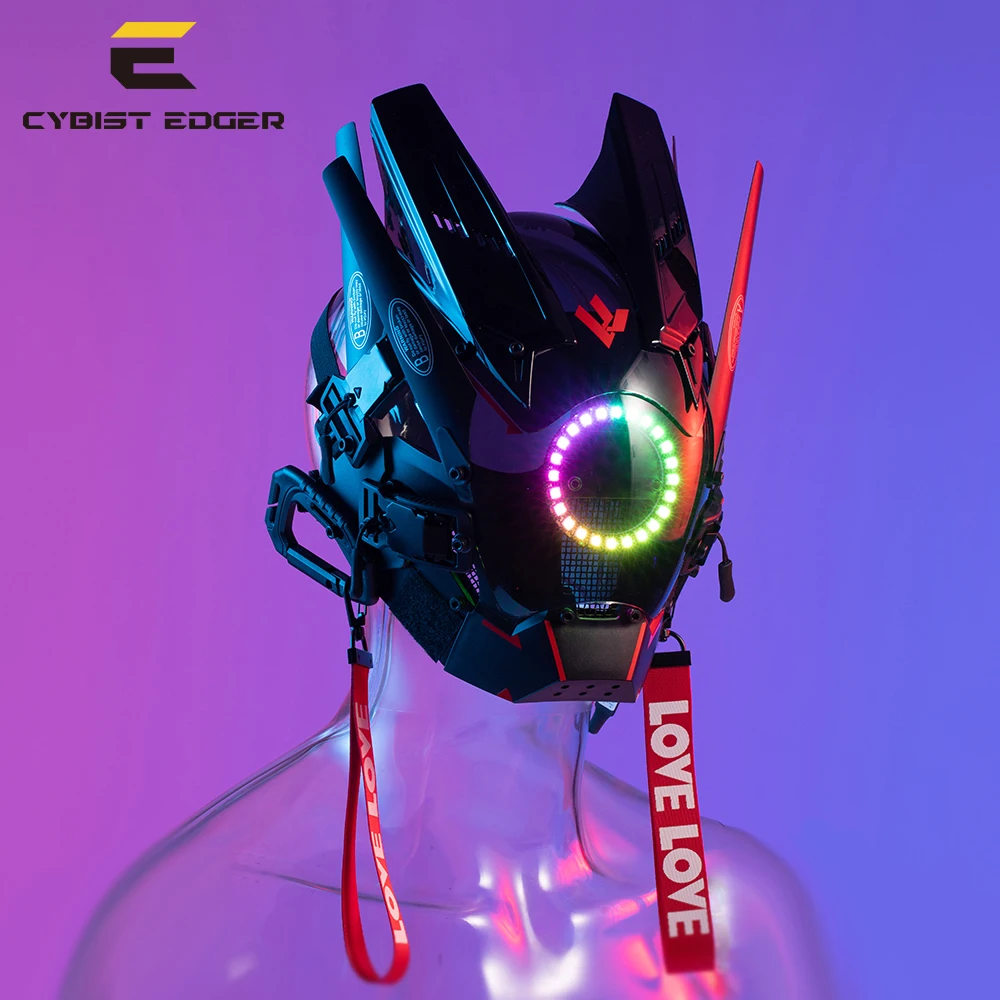 M-scara-de-Cosplay-Cyber-Punk-para-adultos-m-scara-con-cambio-de-Color ...
