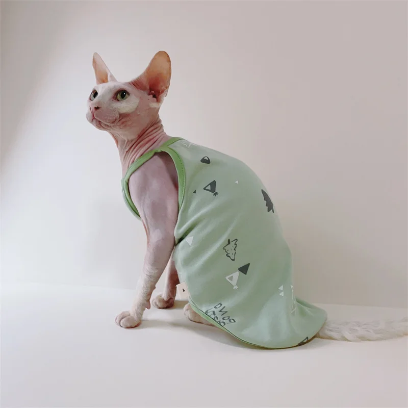Cat-clothing-Baby-Cotton-Shirt-for-Sphyinx-Cat-Soft-Cute-sweety ...