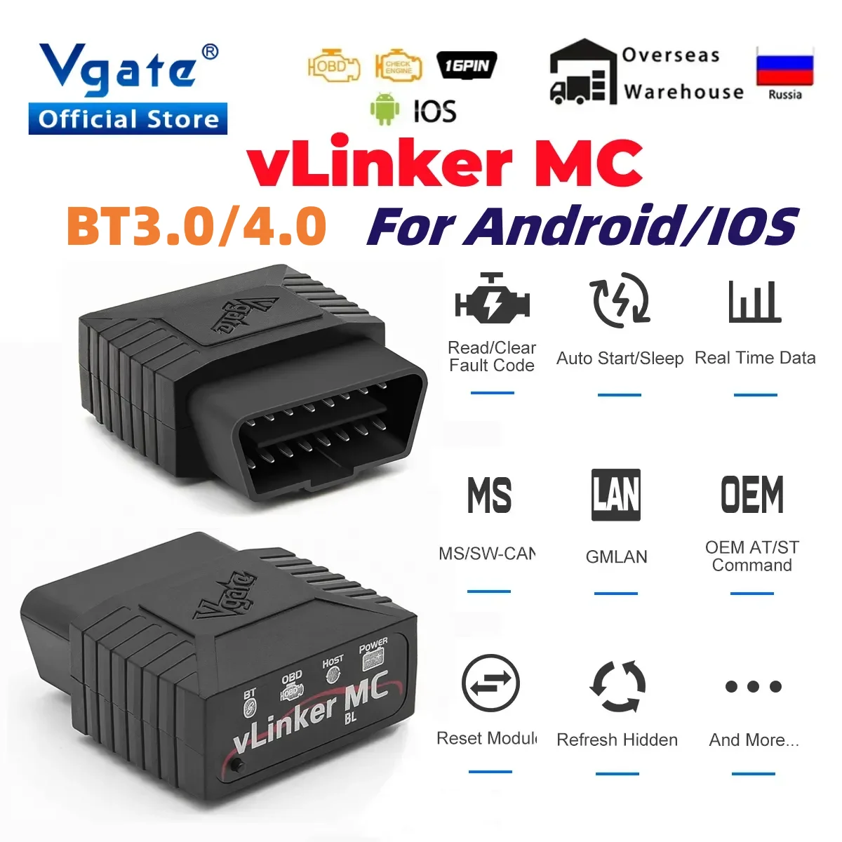 Vgate-vLinker-MC-ELM327-V2-2-Bluetooth-4-0-OBD2-skaner-OBD-2-WIFI ...