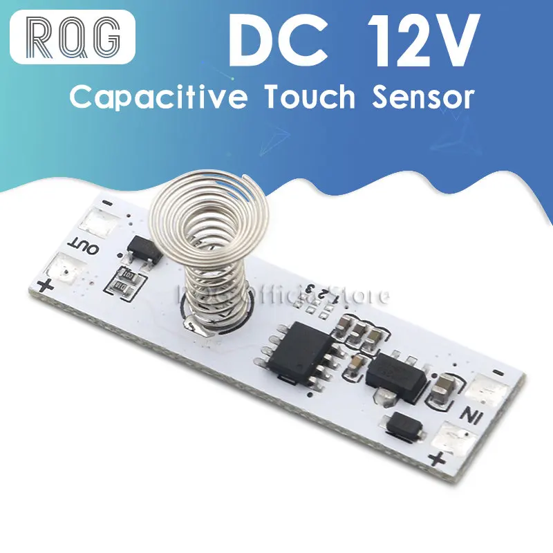 DC-12V-Capacitive-Touch-Sensor-Switch-Coil-Spring-Switch-LED-Dimmer ...