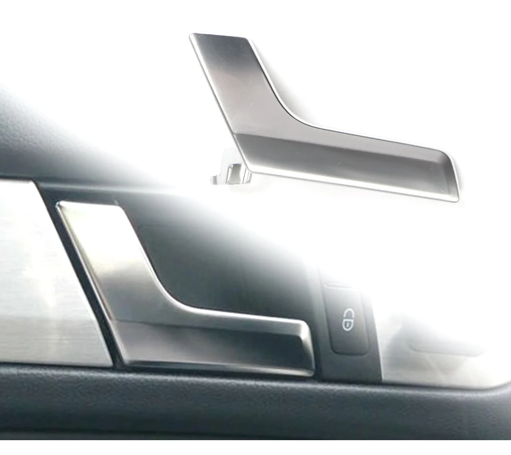 Poignees,Poignée de porte d'ouverture chromée pour intérieur de voiture ...