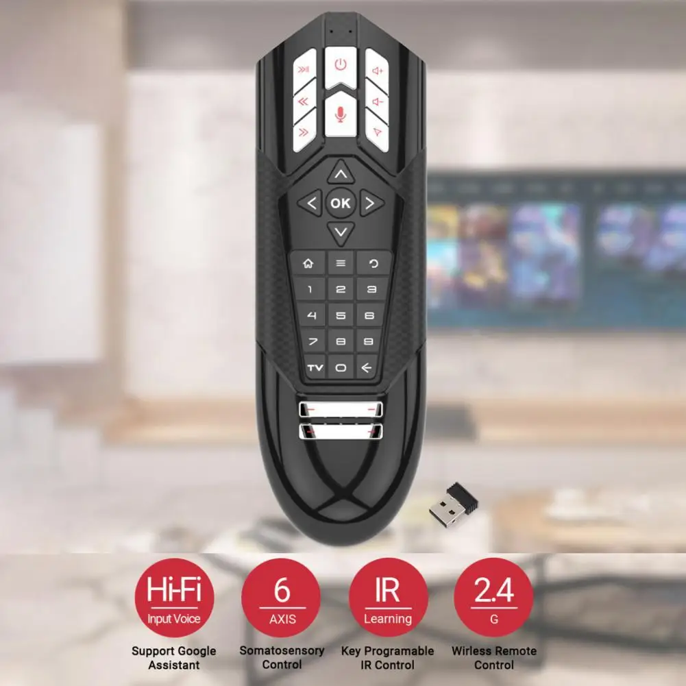 Practical Voice Air Mouse Intelligent Portable Wireless Air Mouse 2.4g ...