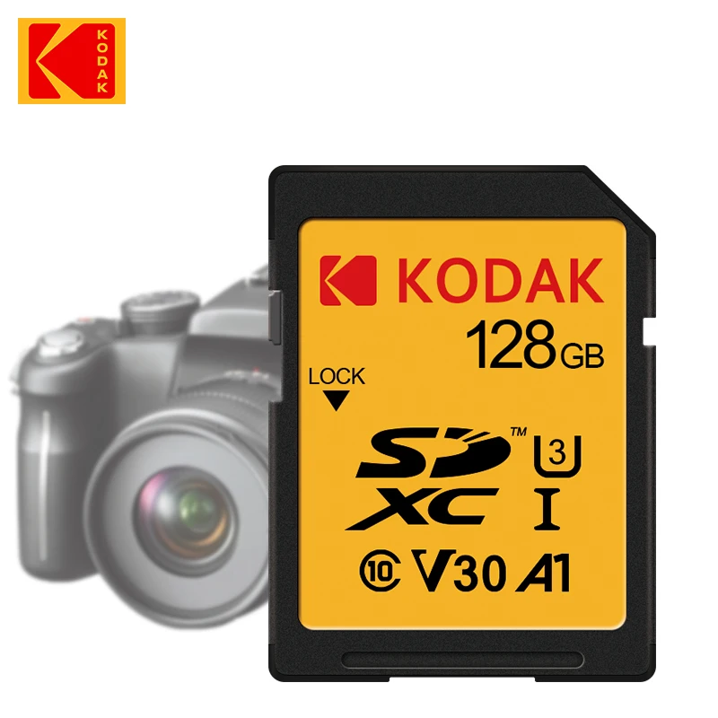 Kodak-Memory-Card-Extreme-PRO-256GB-128GB-SD-Card-Class10-U3-V30-UHS-I ...