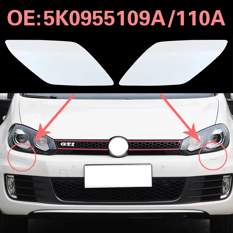 5K0955109A 5K0955110A for Volkswagen Golf 6 GTI Car Headlights Water ...