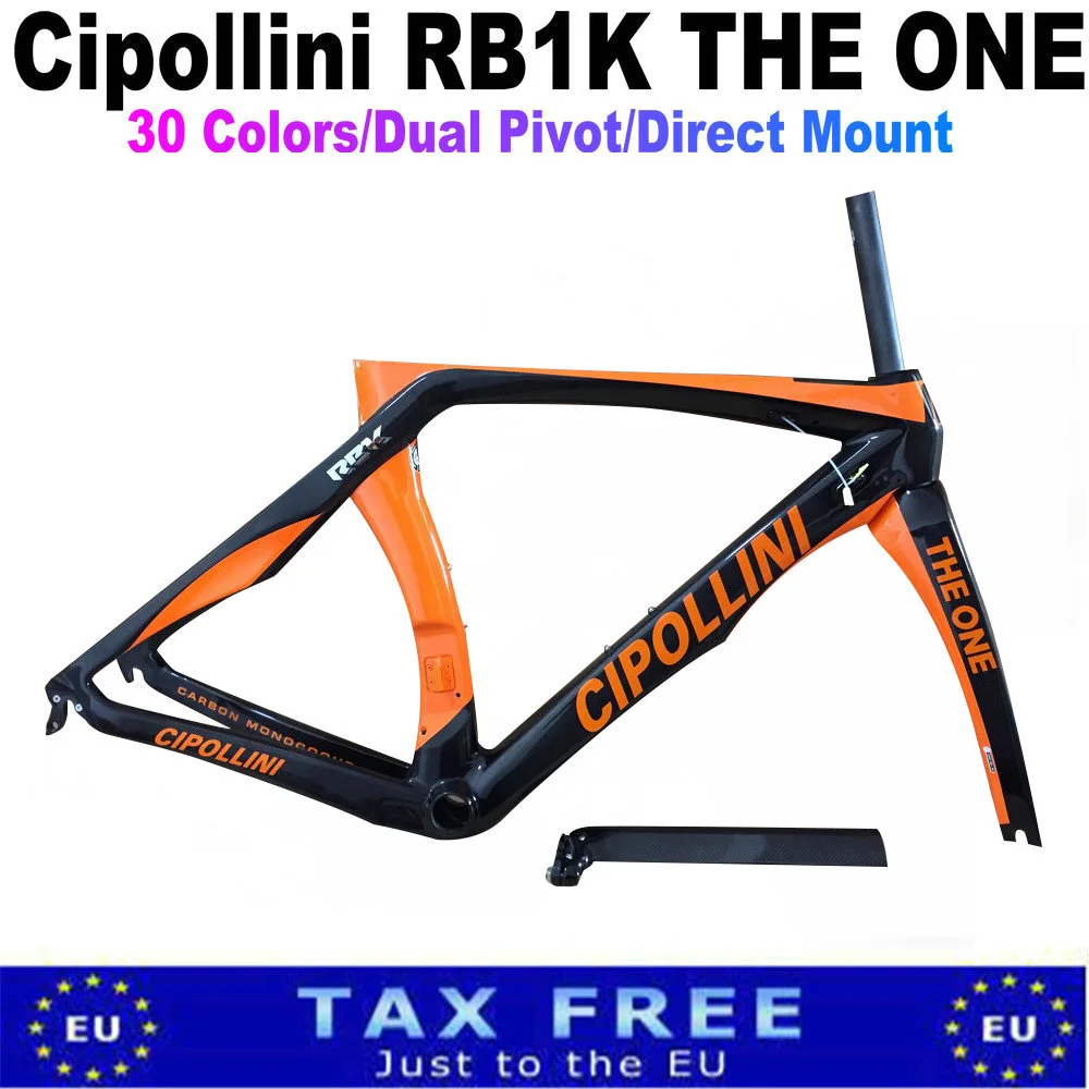 T1000 UD Orange Cipollini RB1K THE ONE Di2 탄소 도로 자전거 프레임 반짝이 자전거 프레임 세트 ...