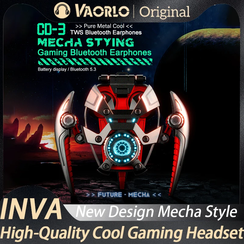 INVA-FUTURE-MECHA-auriculares-inal-mbricos-con-Bluetooth-5-3 ...