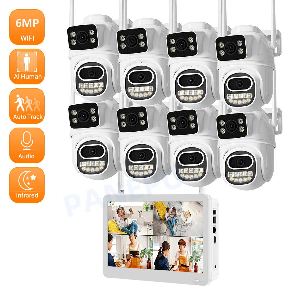 Wireless-CCTV-System-WiFi-Camera-Kit-6MP-IP-Cameras-With-Dual-Lens ...