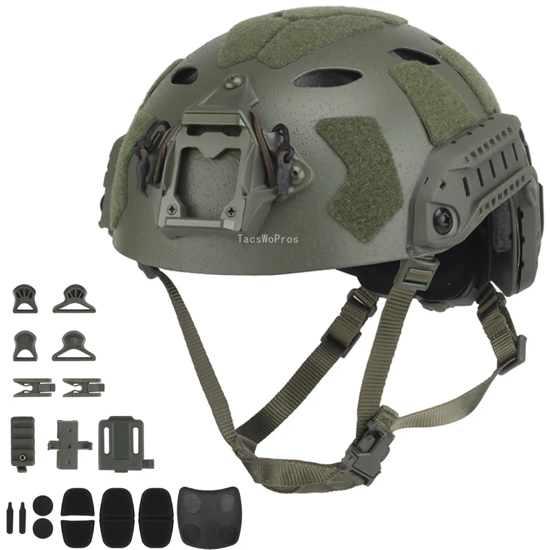 Shooting-Combat-Helmets-Outdoor-CS-Sports-Head-Protective-Gear-ABS ...