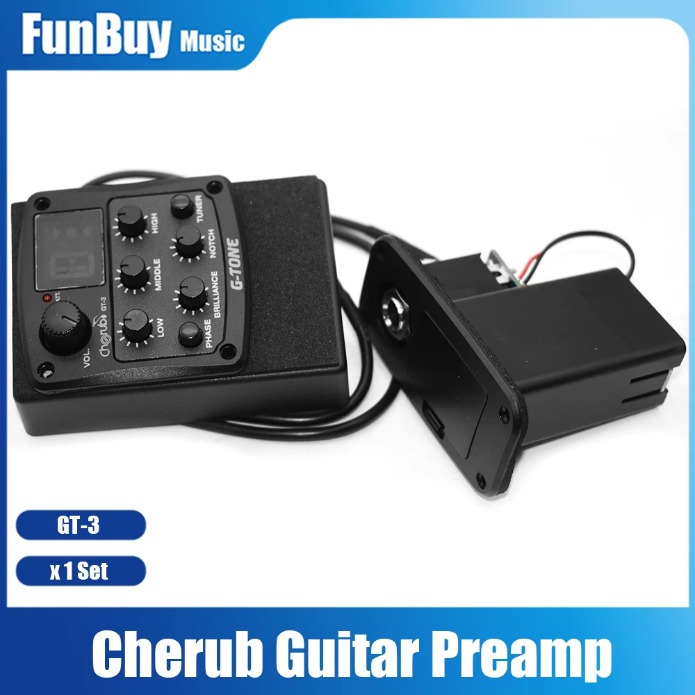 Cherub-G-Tone-GT-3-4-Band-Acoustic-Guitar-EQ-Preamp-System-Piezo-Pickup ...