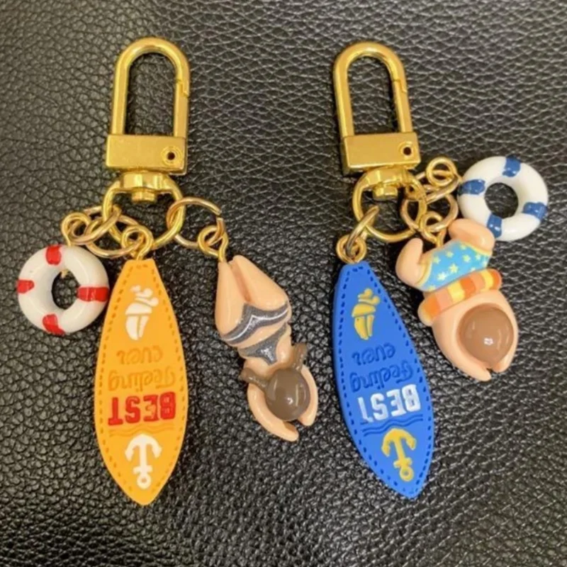 New Cartoon Lifebuoy Surfboard Keychain Nautical Keychain Lifebuoy and ...