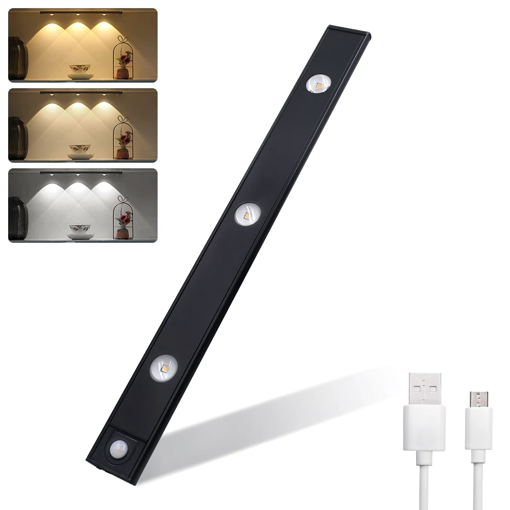 USB-LED-Night-Light-Motion-Sensor-Wireless-Ultra-Thin-LED-Light-20cm ...