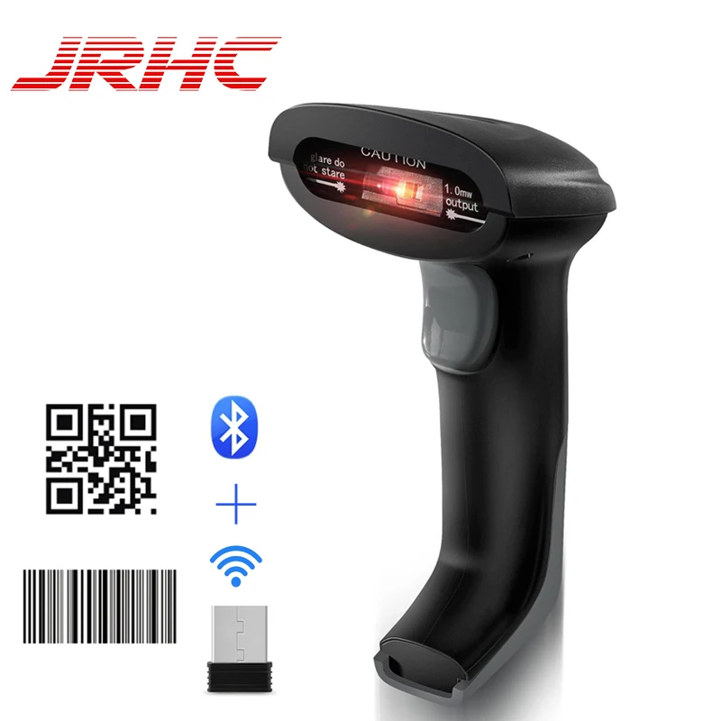 JRHC-Barcode-Scanner-2-4GWireless-1D-Laser-Automatic-Barcode-Reader ...