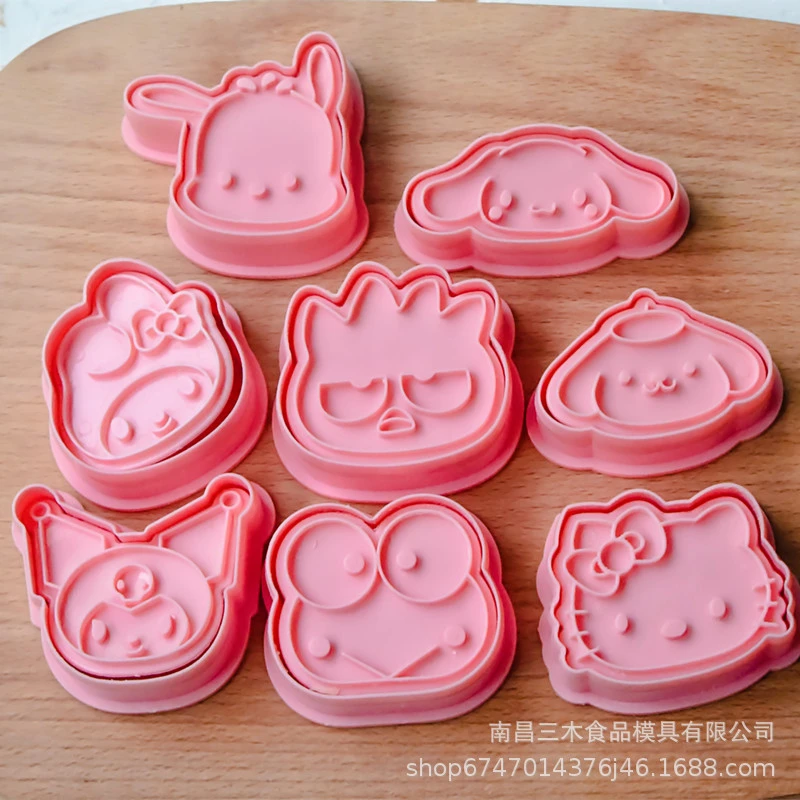 Sanrio Pvc Biscuit Mould Kuromi Melody Hellokitty Cartoon Cookie ...