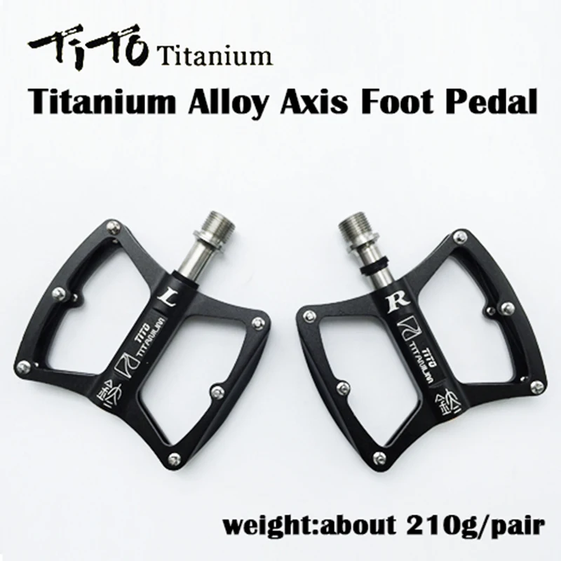 Tito-Titanium-Alloy-MTB-Road-Bike-Pedal-Ultralight-DU-Bearing-Mountain ...