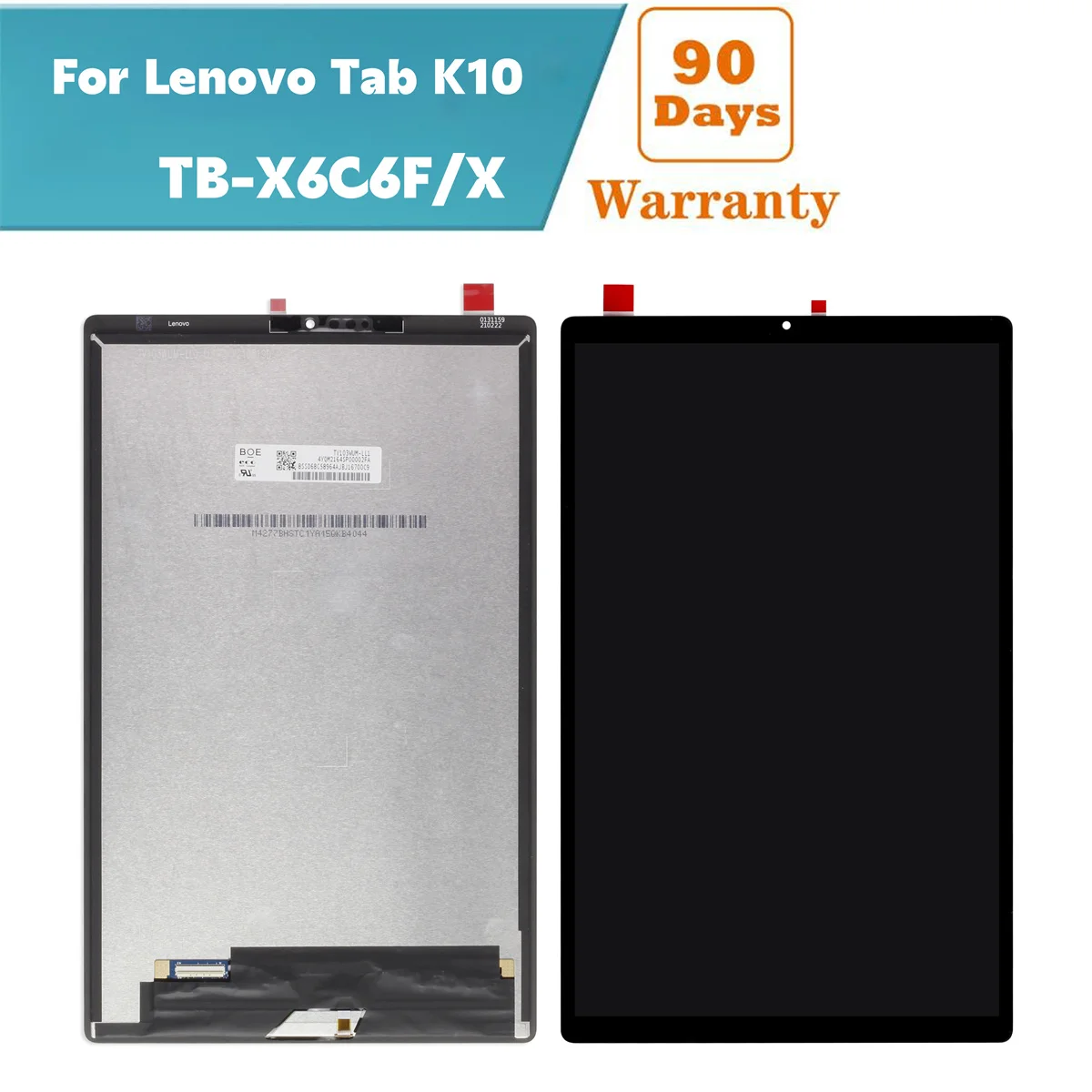 LCD Display Touch Digitizer Screen For Lenovo Tab K10 TB X6C6 TB-X6C6F ...