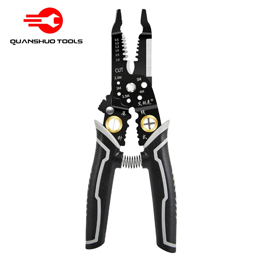 Wire-Stripper-Iron-Copper-Wire-Cutter-Cable-Cutter-Wire-Crimping-Pliers ...