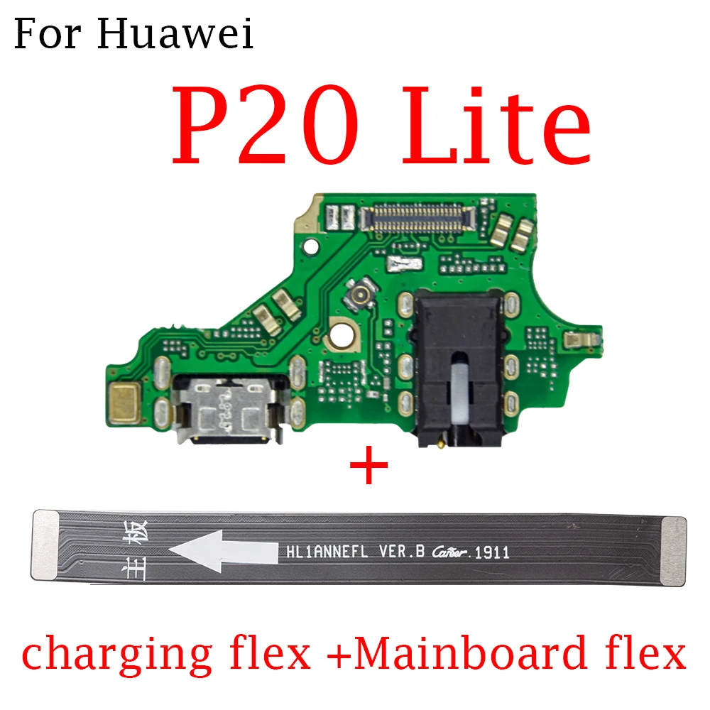1pcs Main Board Flex For Huawei P20 lite USB Charge Board Dock Port ...