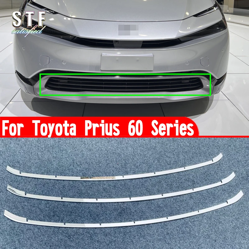 For-Toyota-Prius-60-Series-2023-2024-Accessories-Stainless-Steel-Front ...