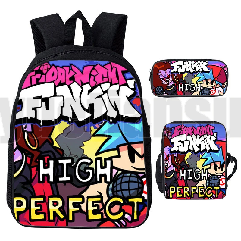 Hot Game Friday Night Funkin Bag 3D Print Primary School Bag 3 Pcs/Set ...