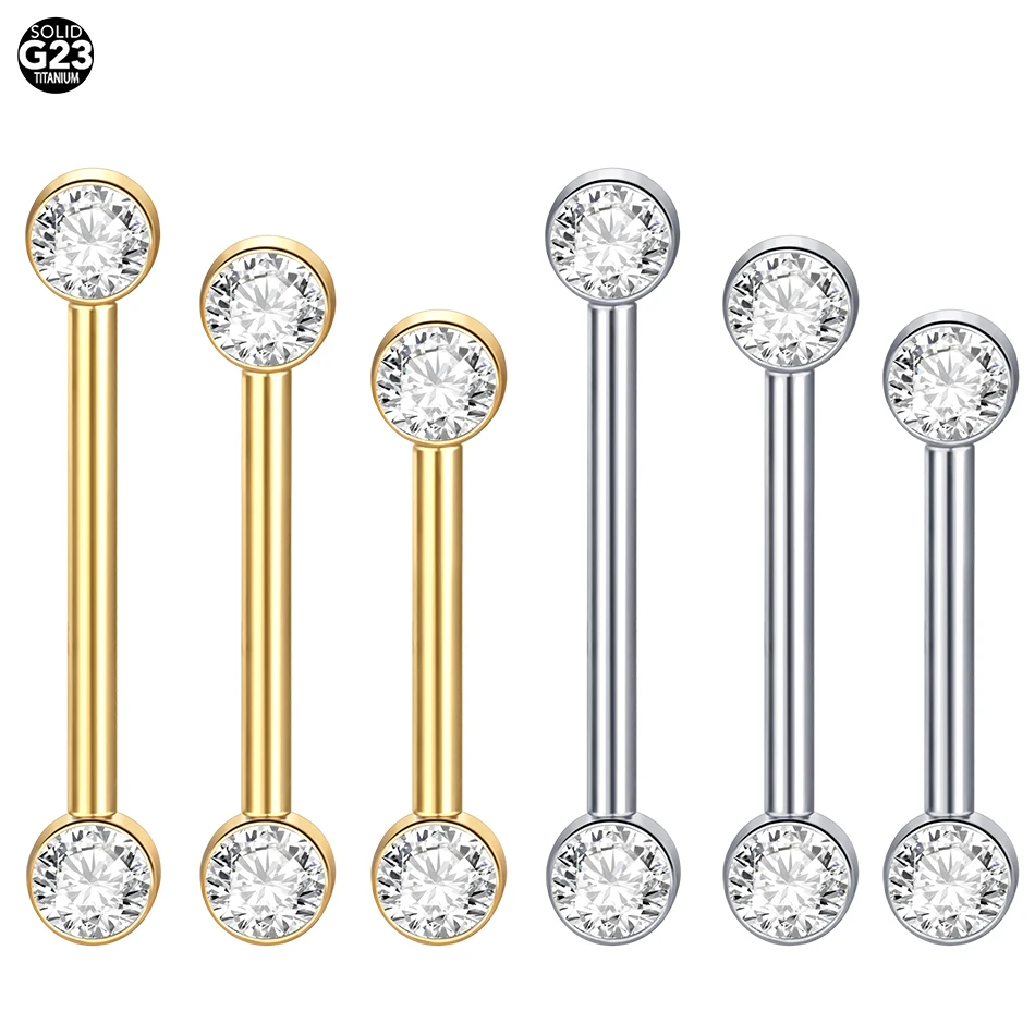 G23-Tit-nio-Branco-Zirc-o-Mamilo-Piercings-para-Mulheres-Internamente ...