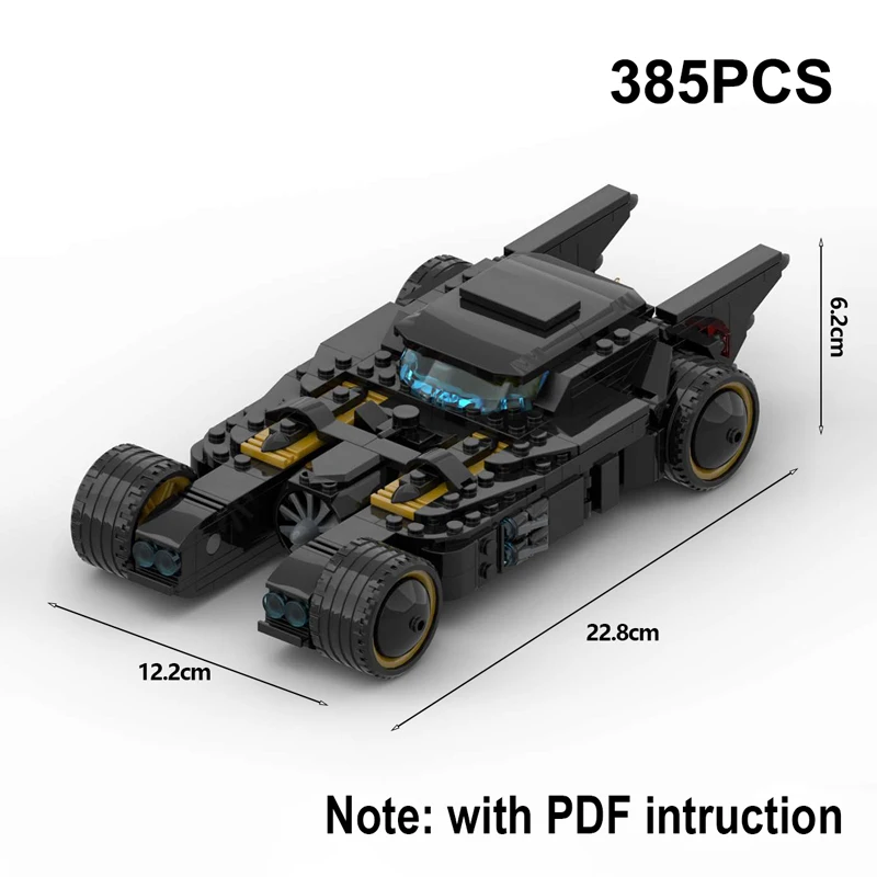 MOC Batmobile Tank Tumbler Set Liuwei Bloques de construcción autos ...