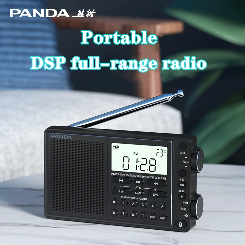Marca Panda Rádio Banda Completa Portátil Bluetooth Alto-falante De ...