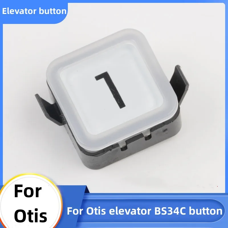 Botón cuadrado para elevador OTIS BS34C, luz blanca y azul, llamada ...
