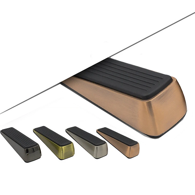 Removable Door Stop Stoppers Anti bump Doors Holder Zinc Alloy Rubber ...