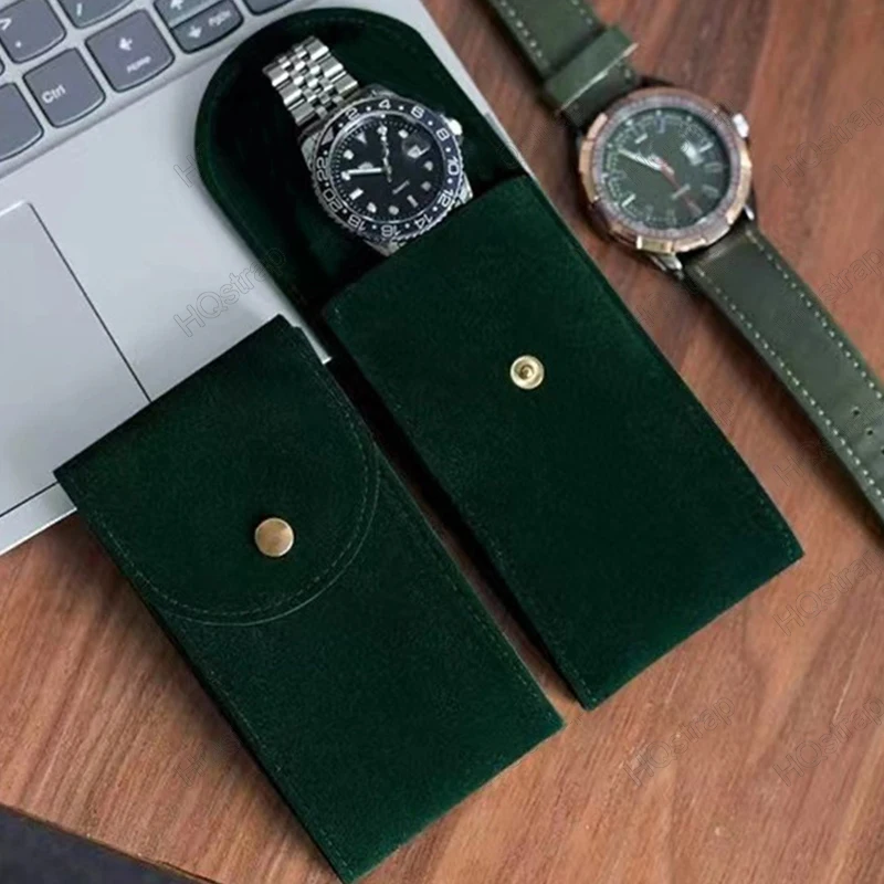 Watch Pouch Storage Bag Portable Flannelette Fabric Gift Bag Travel ...