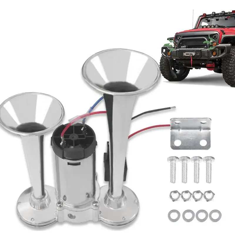 Train-Horn-For-Truck-Loud-Dual-Trumpets-Truck-Train-Horns-Kit-With-Air ...