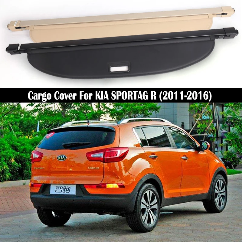 Trunk Cargo Cover For KIA SPORTAGE R 2011-2016 Security Shield Rear ...