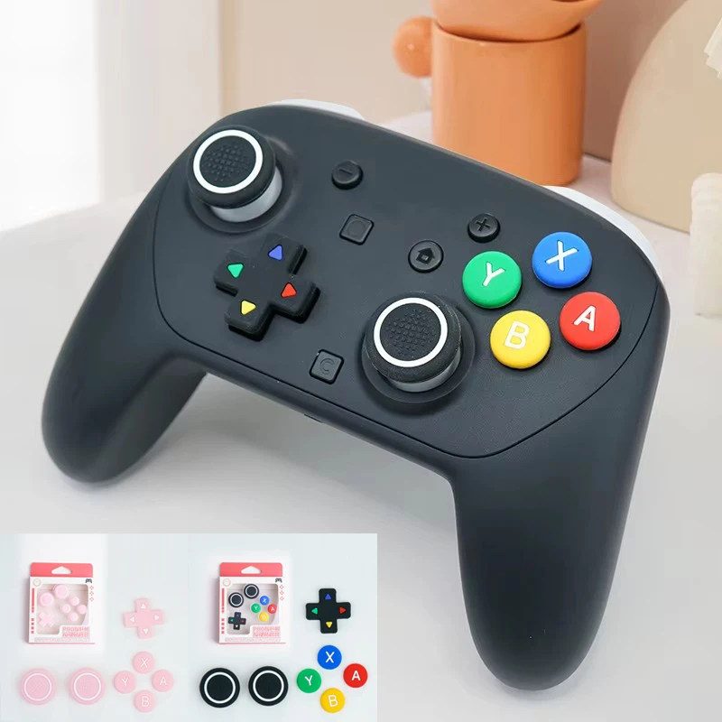 Silicone Soft Dpad Cross Button ABXY Sticker Case For Nintendo Switch 2 ...