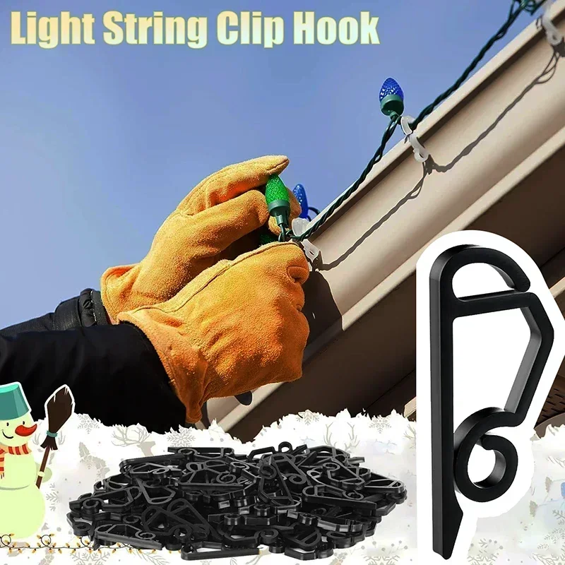 Light-String-Clips-Hook-Holiday-Wire-Clamp-Weatherproof-Outdoor-Gutter ...